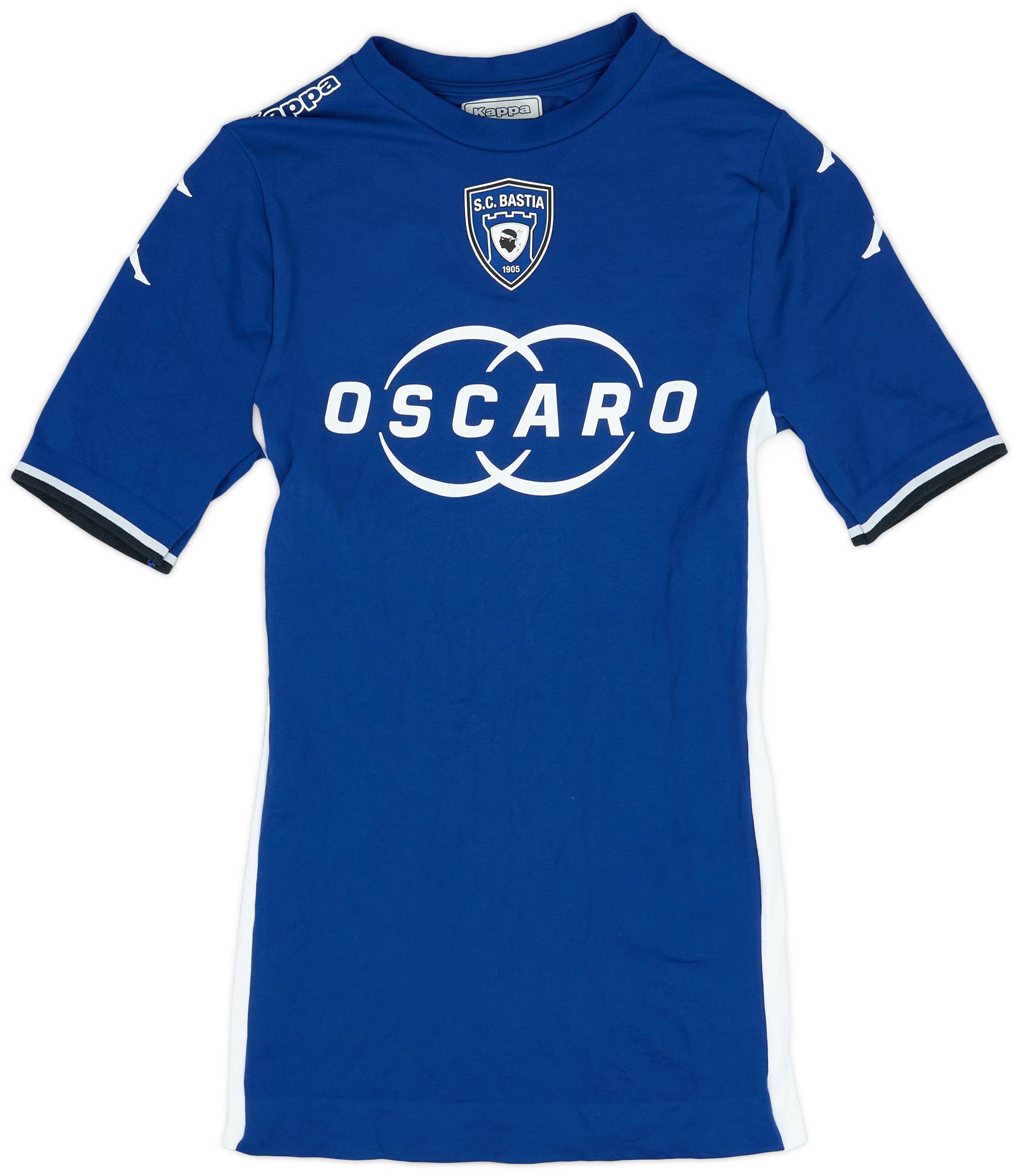 2017-19 SC Bastia Authentic Home Shirt - 9/10 - (L/XL)