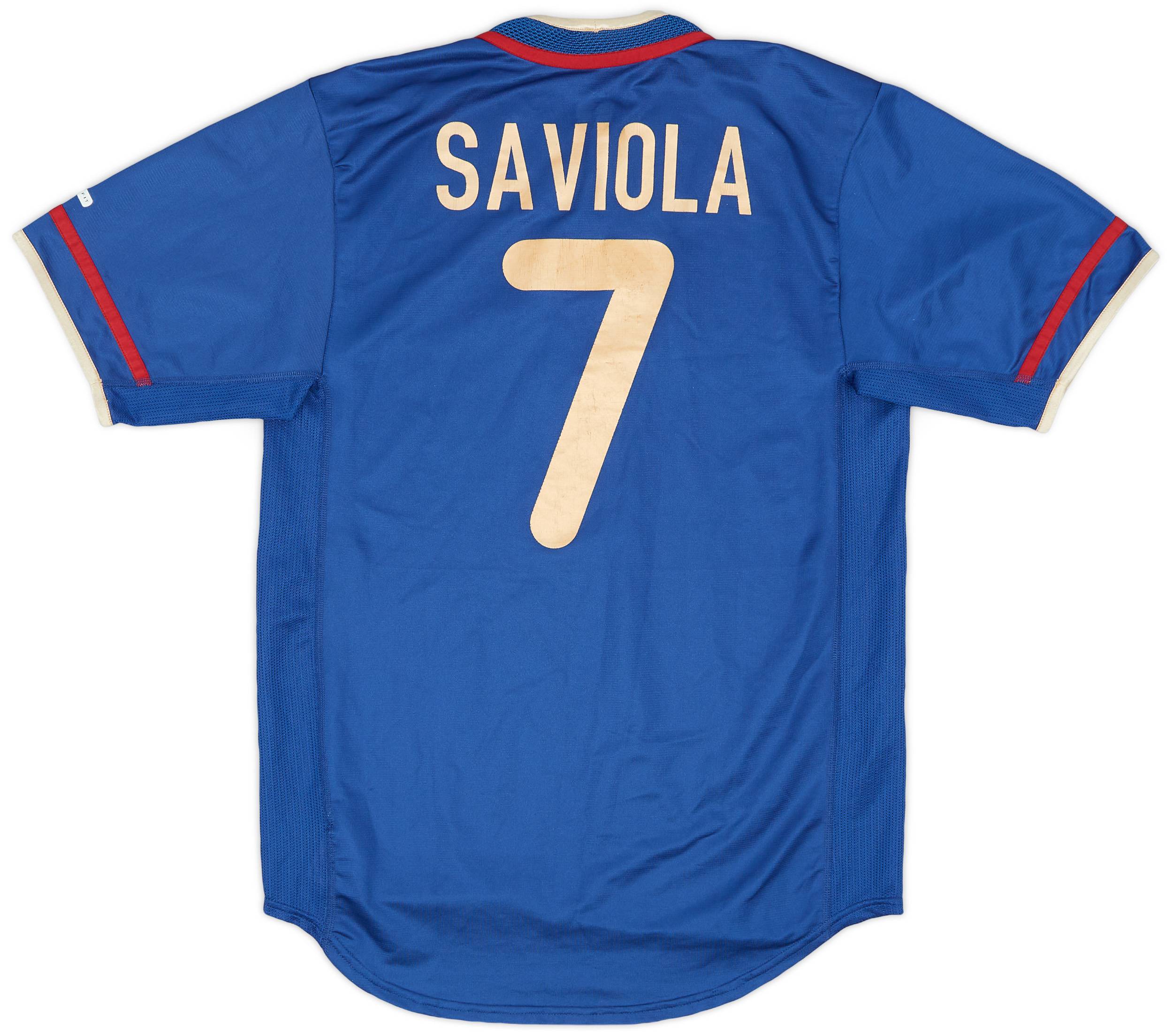 2001-02 Barcelona Third Shirt Saviola #7 - 5/10 - (S)