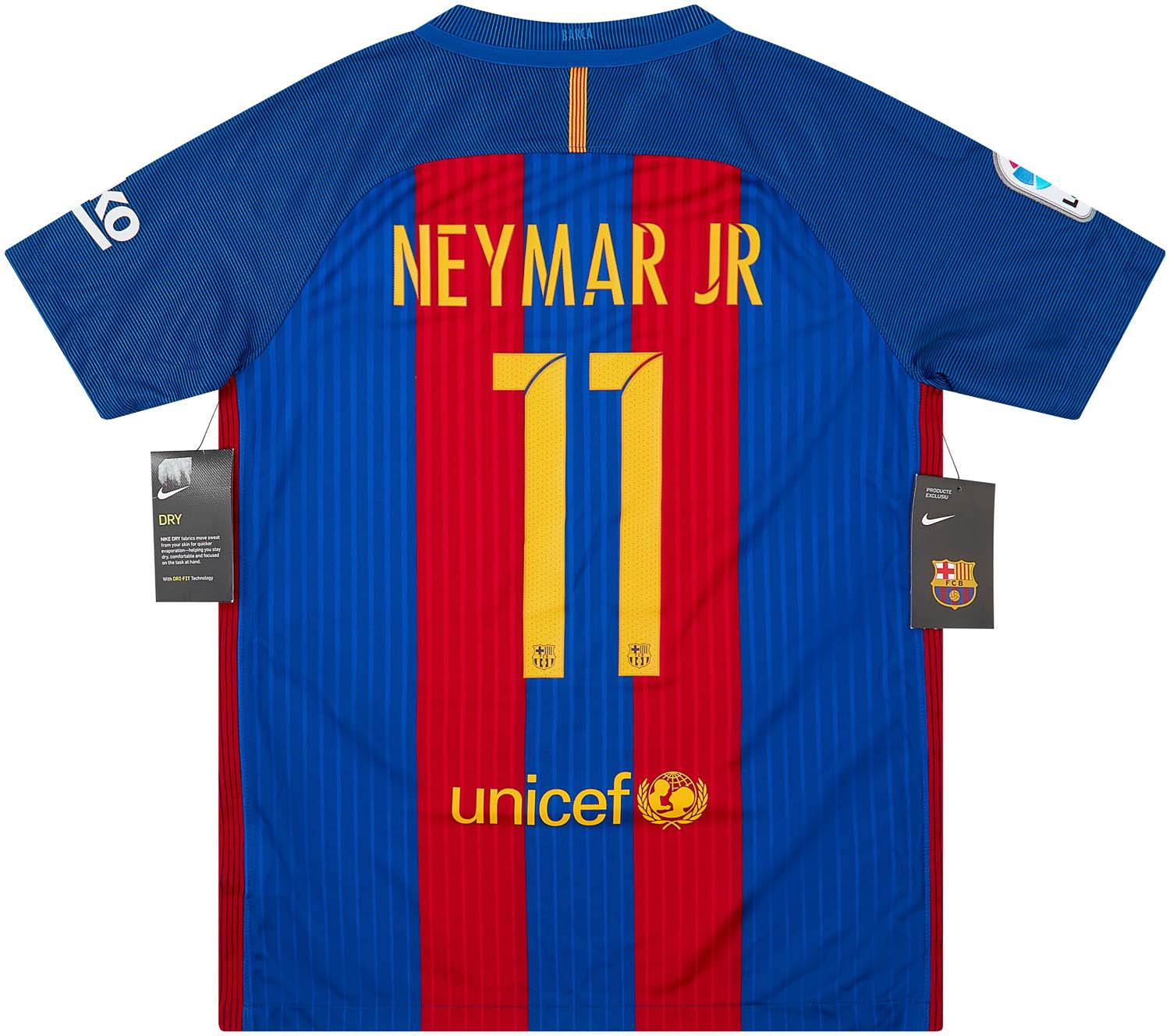 2016-17 Barcelona Home Shirt Neymar Jr #11 - NEW - KIDS
