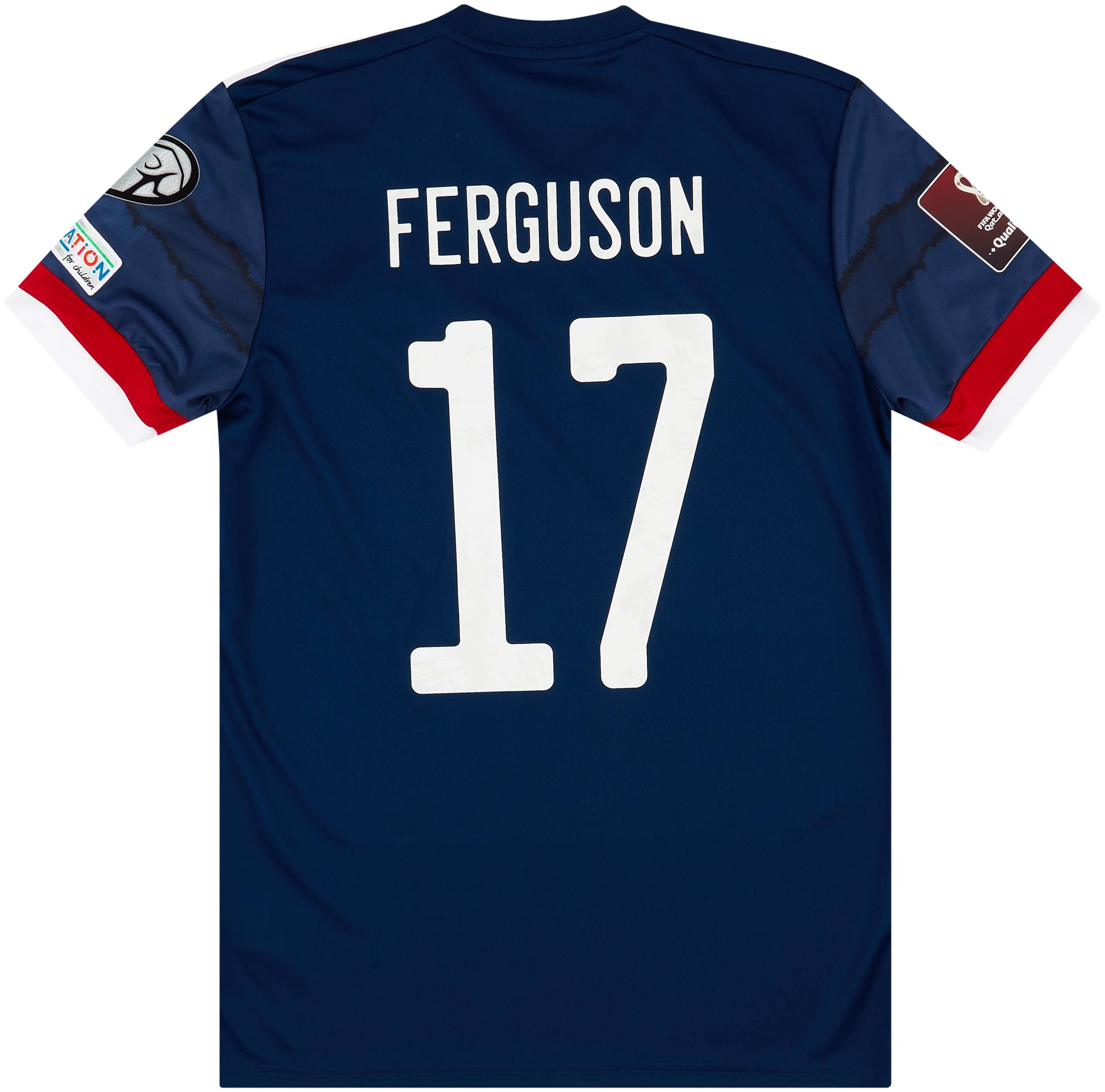 2020-21 Scotland Home Shirt Ferguson #17 - NEW - (M)