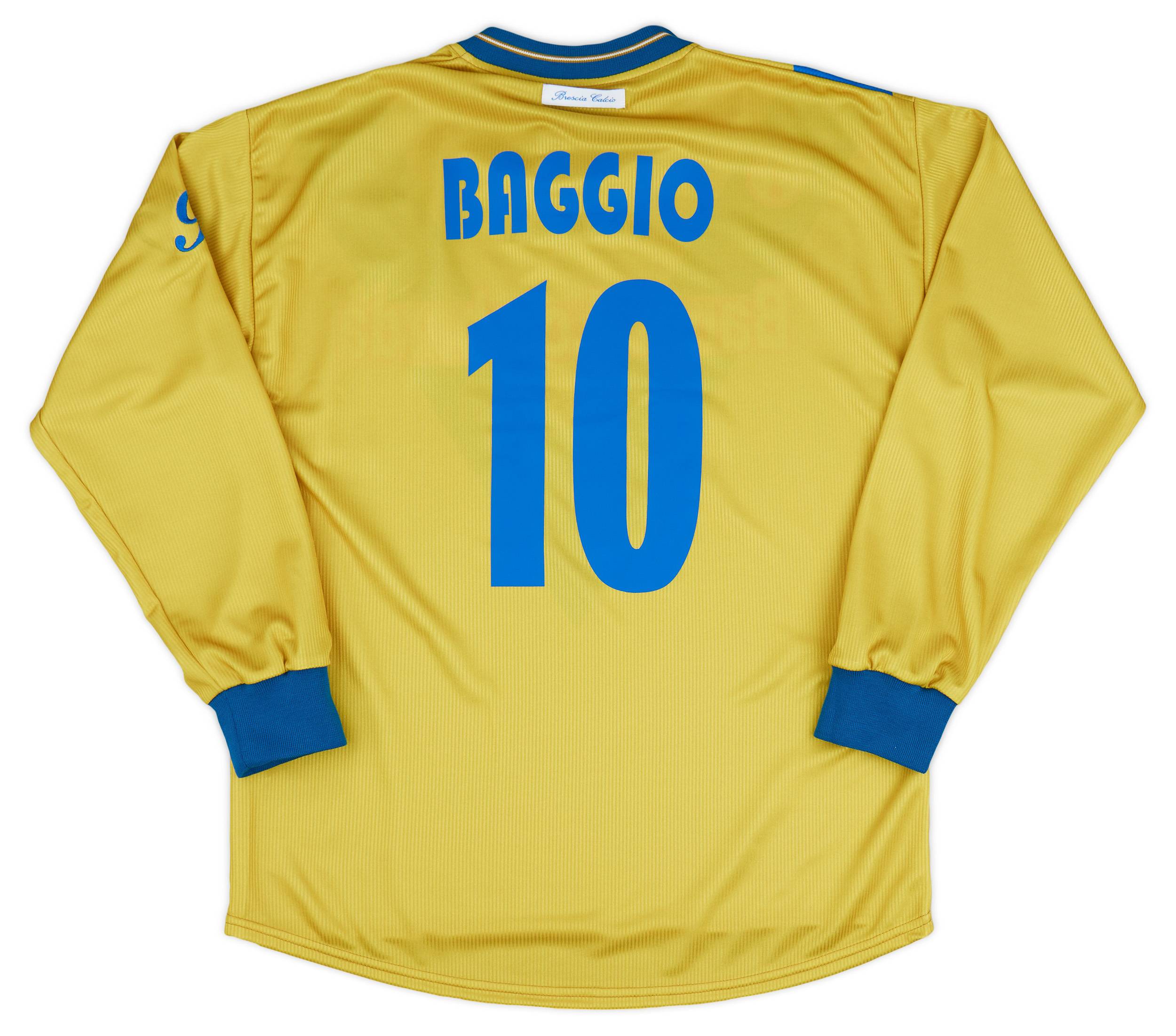 2001-02 Brescia Garman Reissue Third L/S Shirt Baggio #10