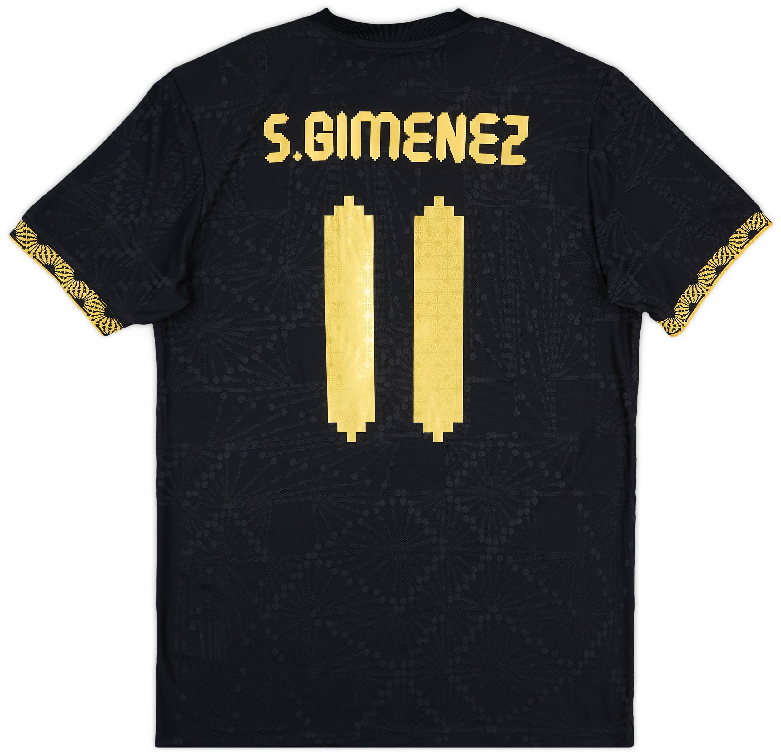 2025 Mexico Authentic Gold Cup Shirt S.Gimenez #11
