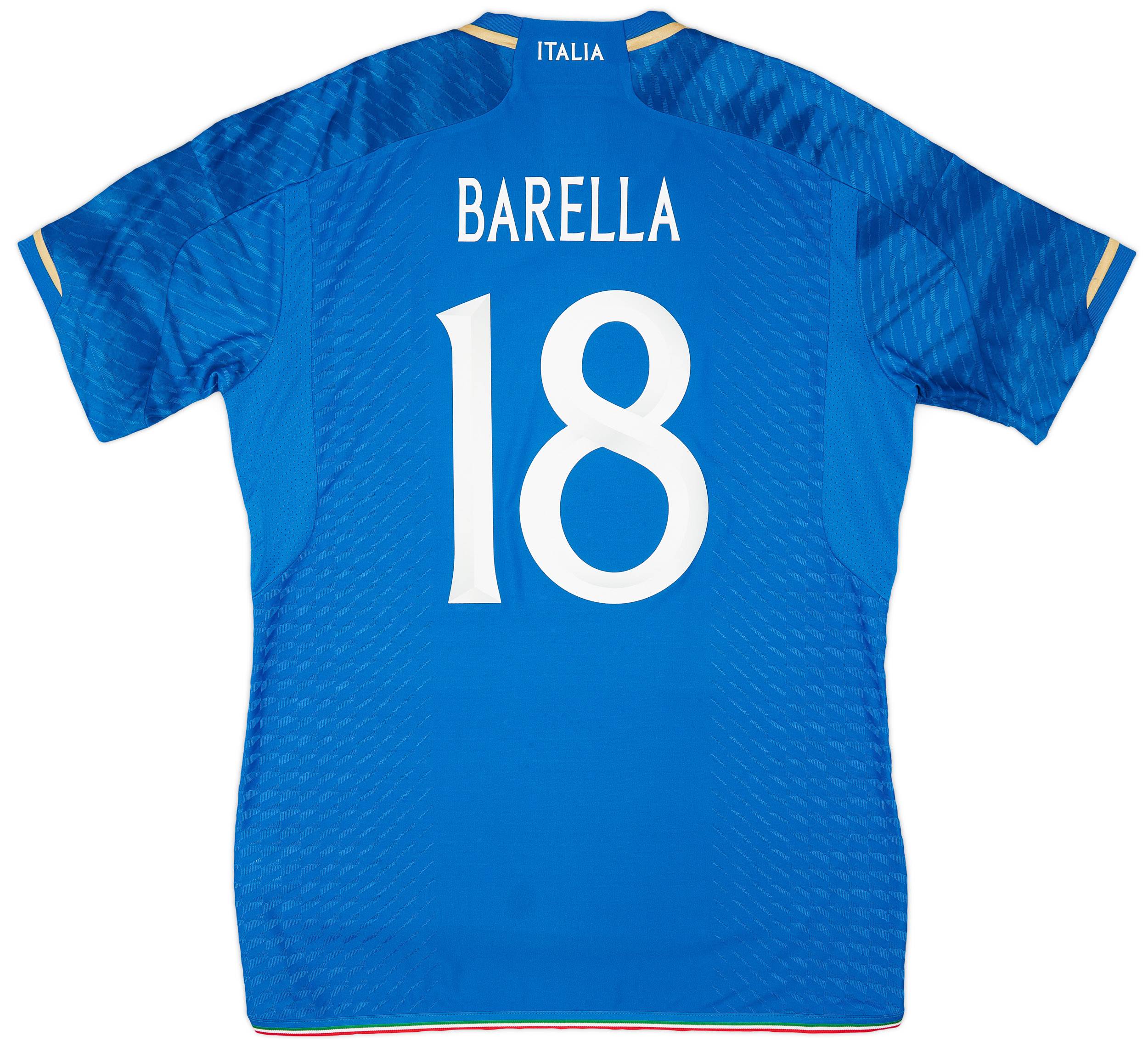 2023-24 Italy Authentic Home Shirt Barella #18 (M)