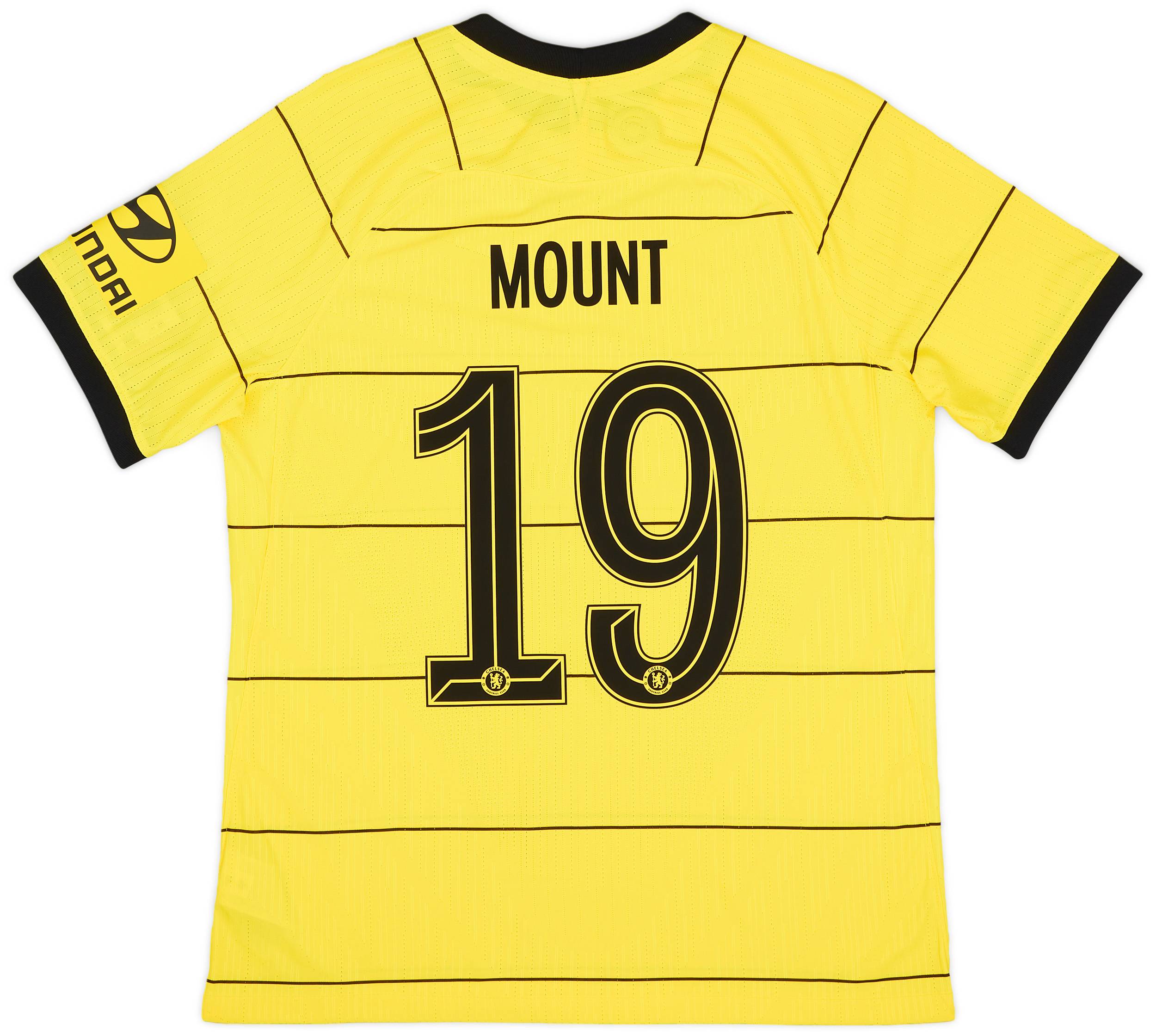 2021-22 Chelsea Authentic Away Shirt Mount #19 - (L)