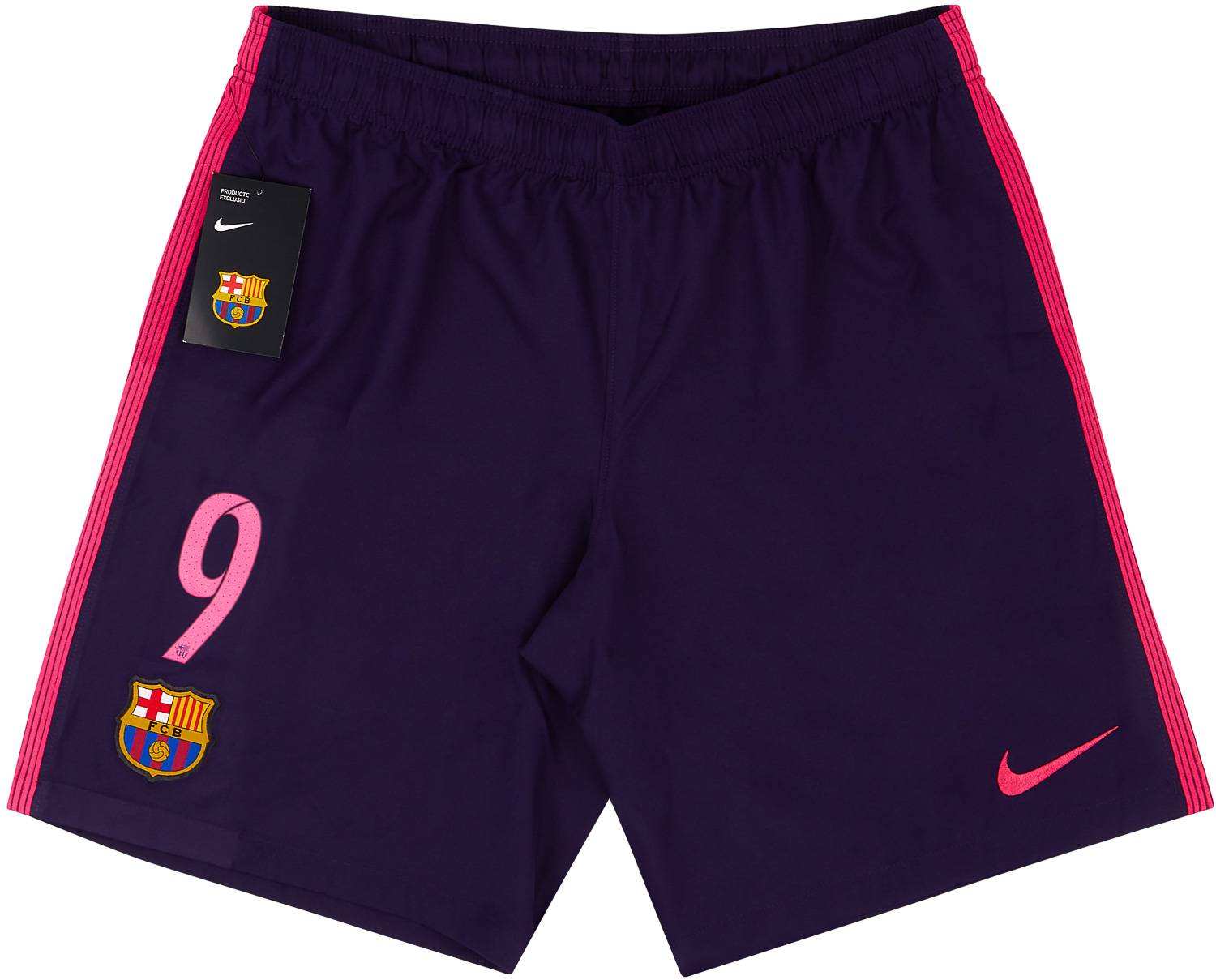 2016-17 Barcelona Away Shorts #9 (Suárez)