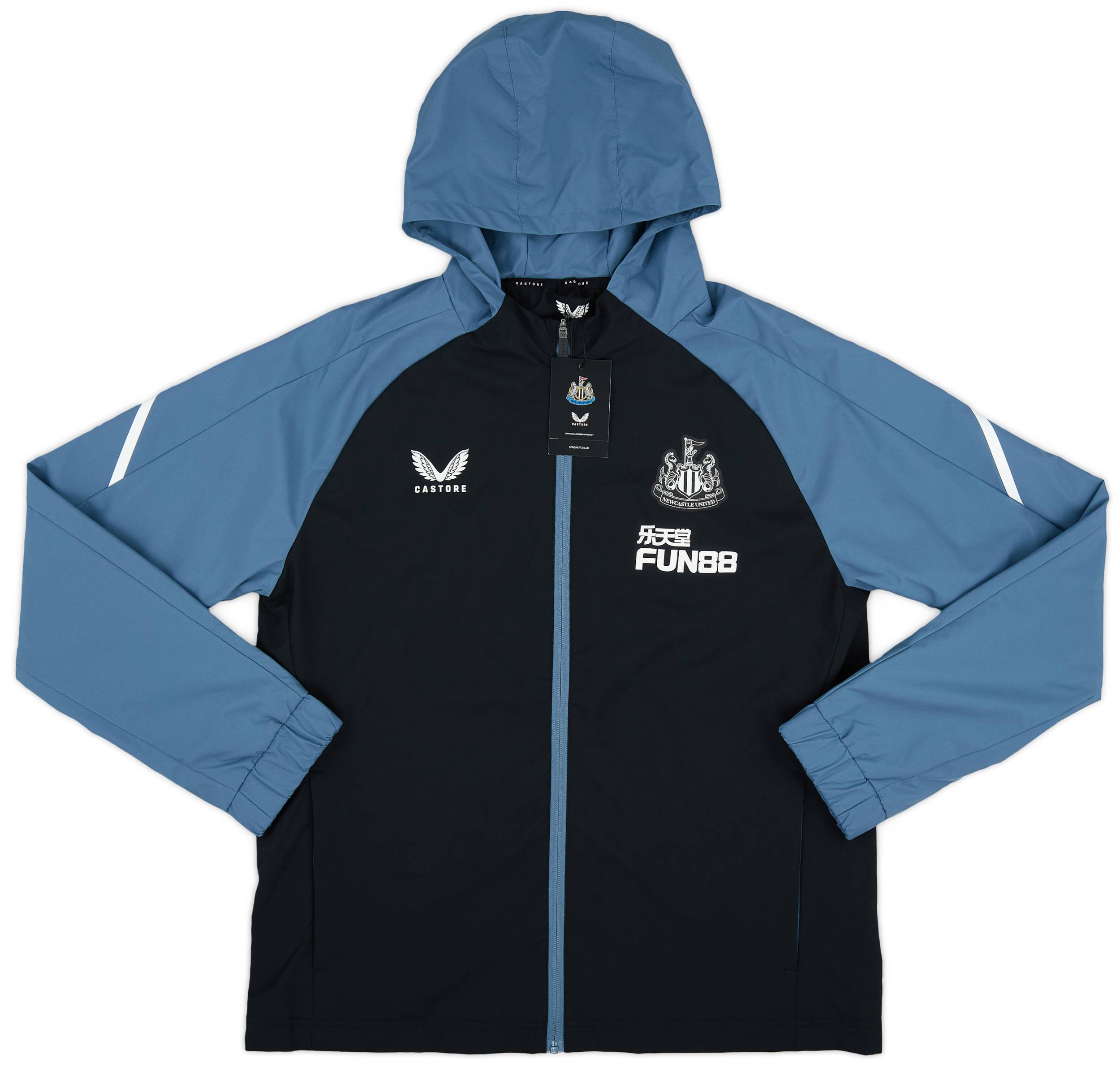 2022-23 Newcastle Castore Hooded Rain Jacket - As New