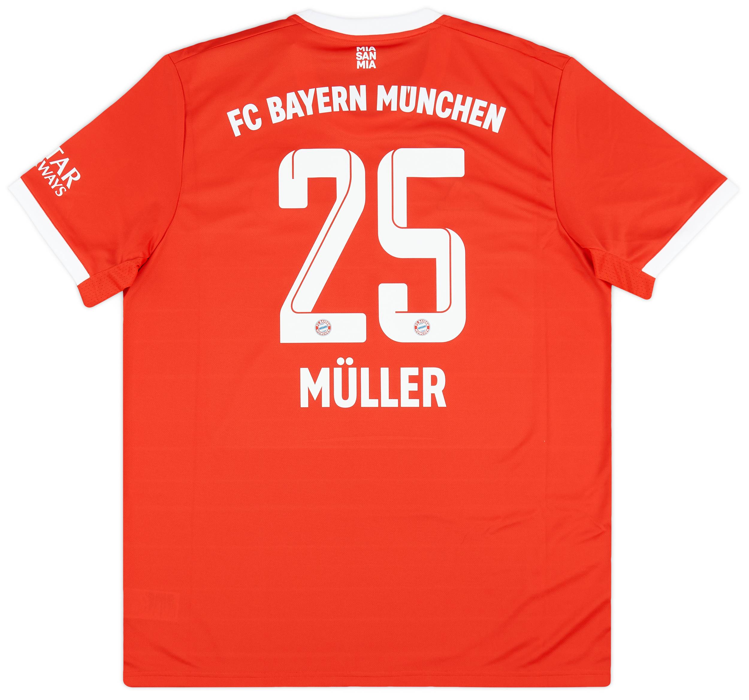 2022-23 Bayern Munich Home Shirt Muller #25