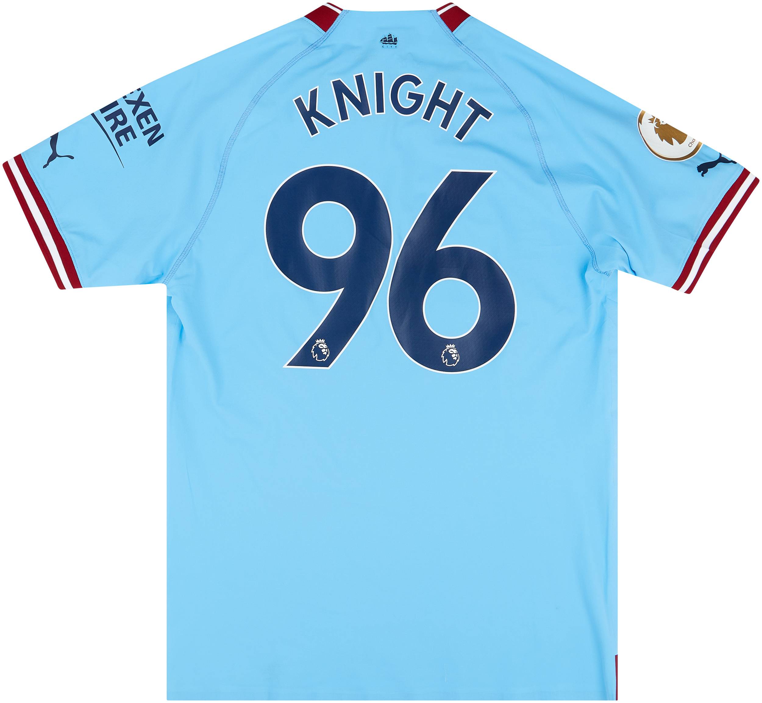 2022-23 Manchester City Player Issue Home Shirt Knight #96 - NEW - (L)