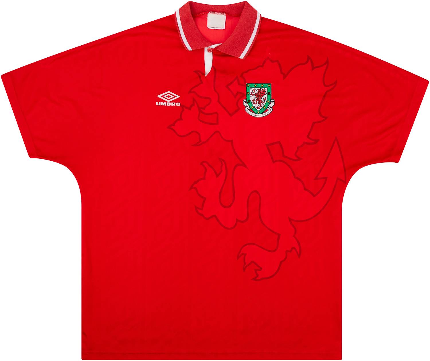 1992-94 Wales Home Shirt - 8/10 - (XL)