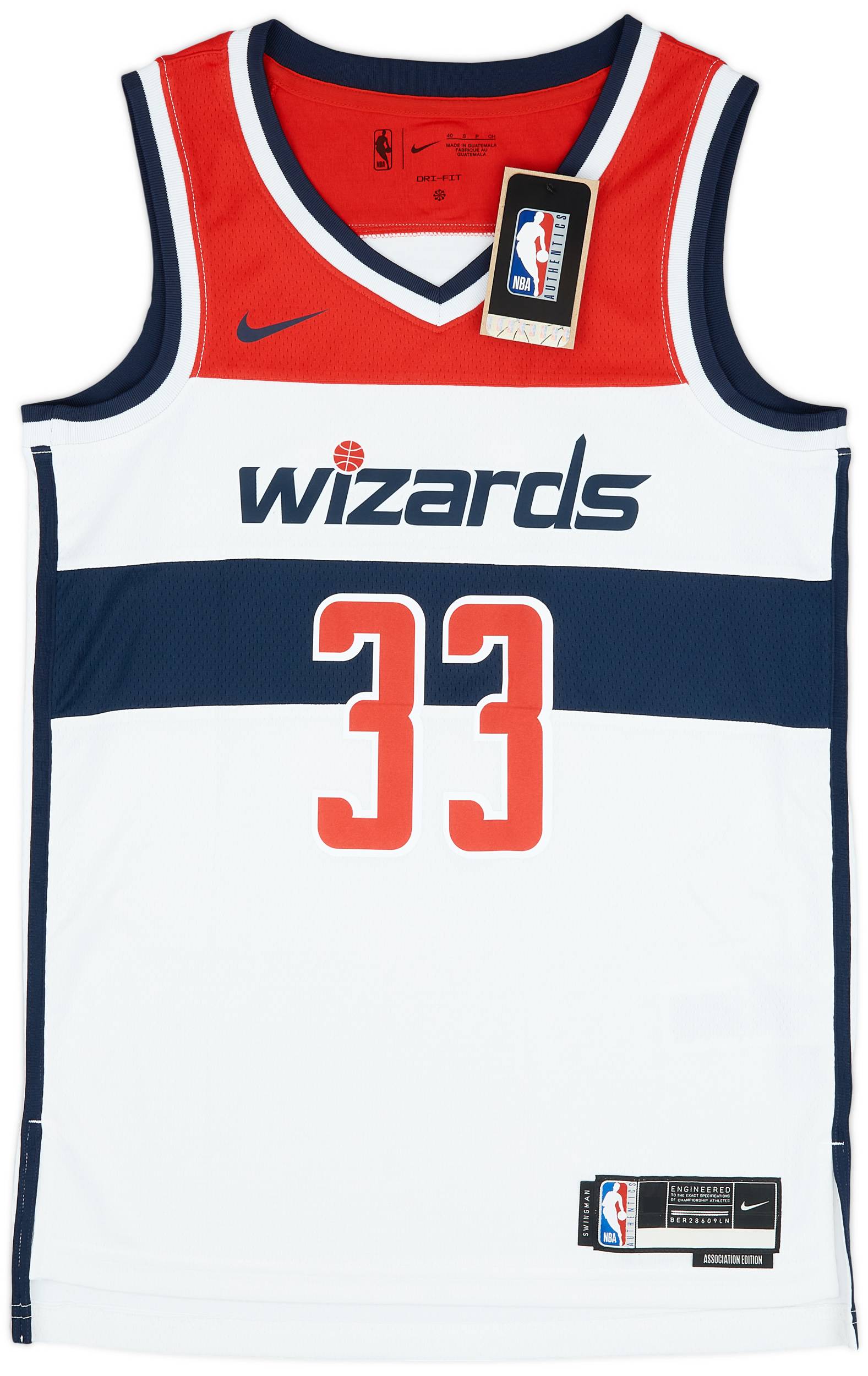 2021-23 Washington Wizards Kuzma #33 Nike Swingman Home Jersey (S)