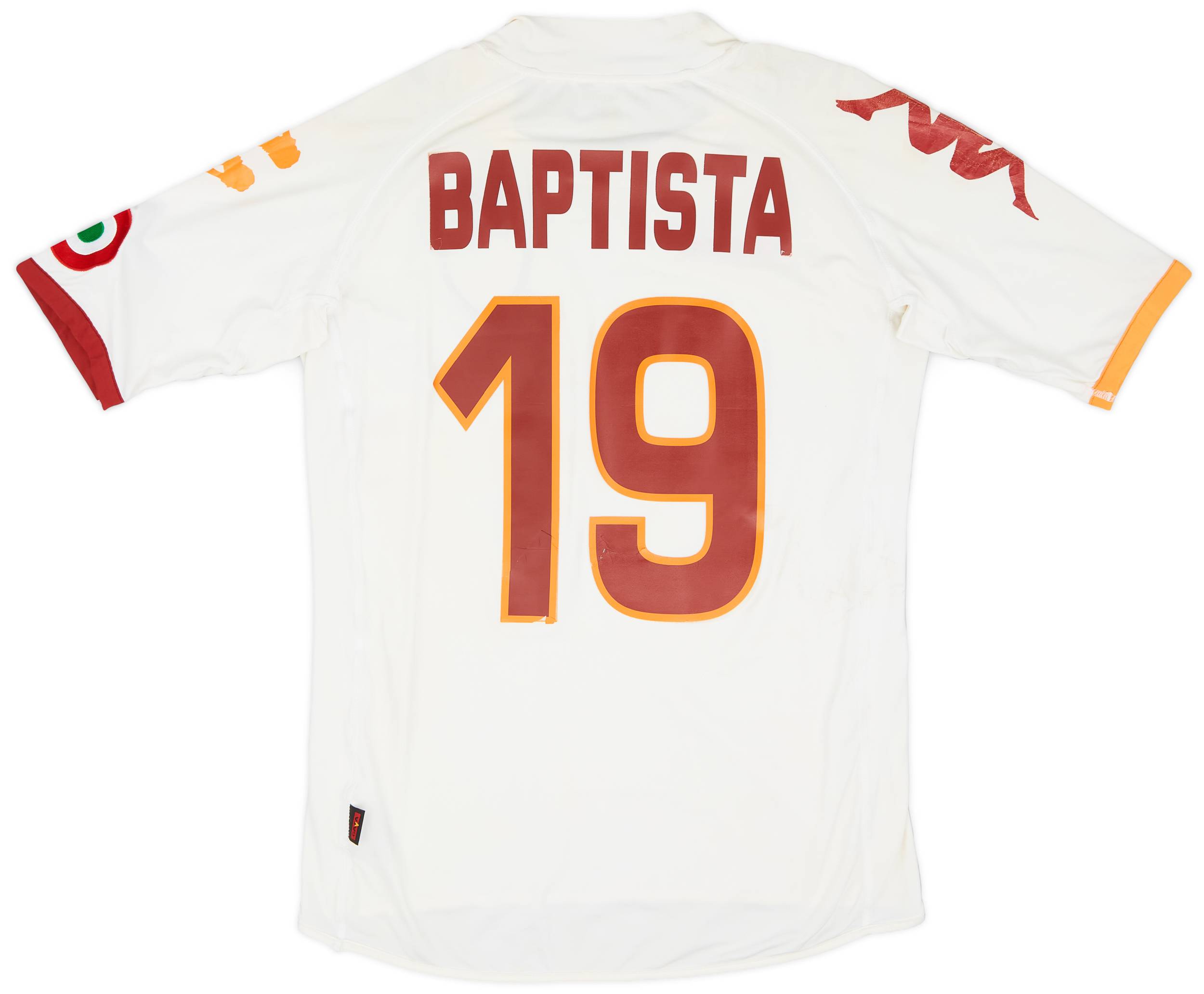 2008-09 Roma Away Shirt Baptista #19 - 5/10 - (L)