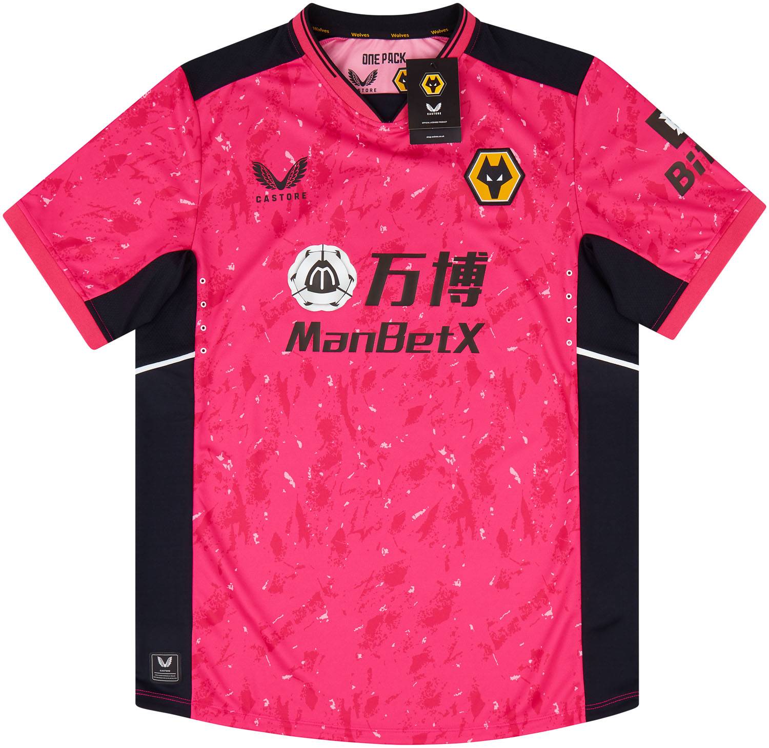 2021-22 Wolves Player Issue Pro GK Away S/S Shirt