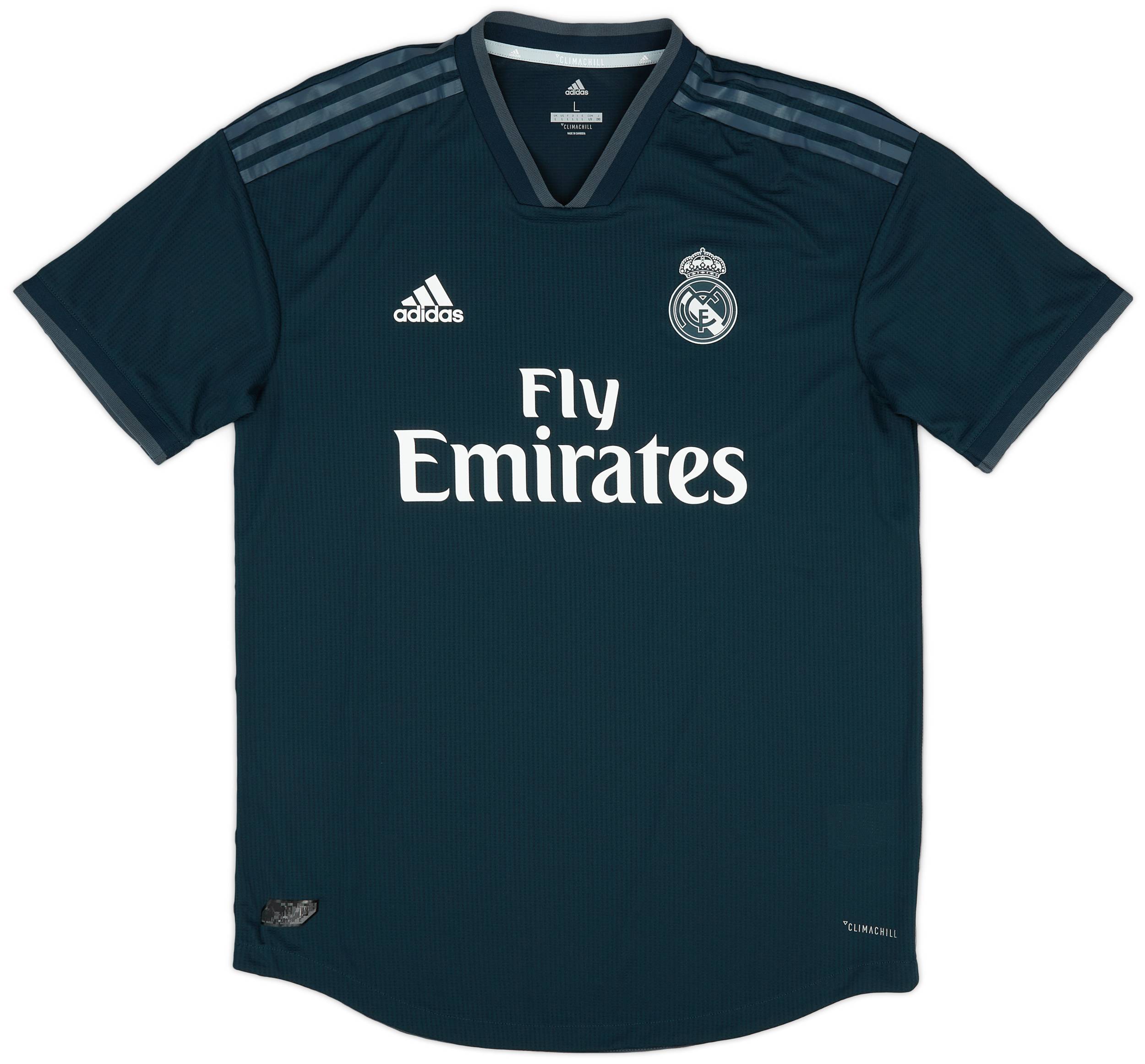 2018-19 Real Madrid Authentic Away Shirt - 10/10 - (L)