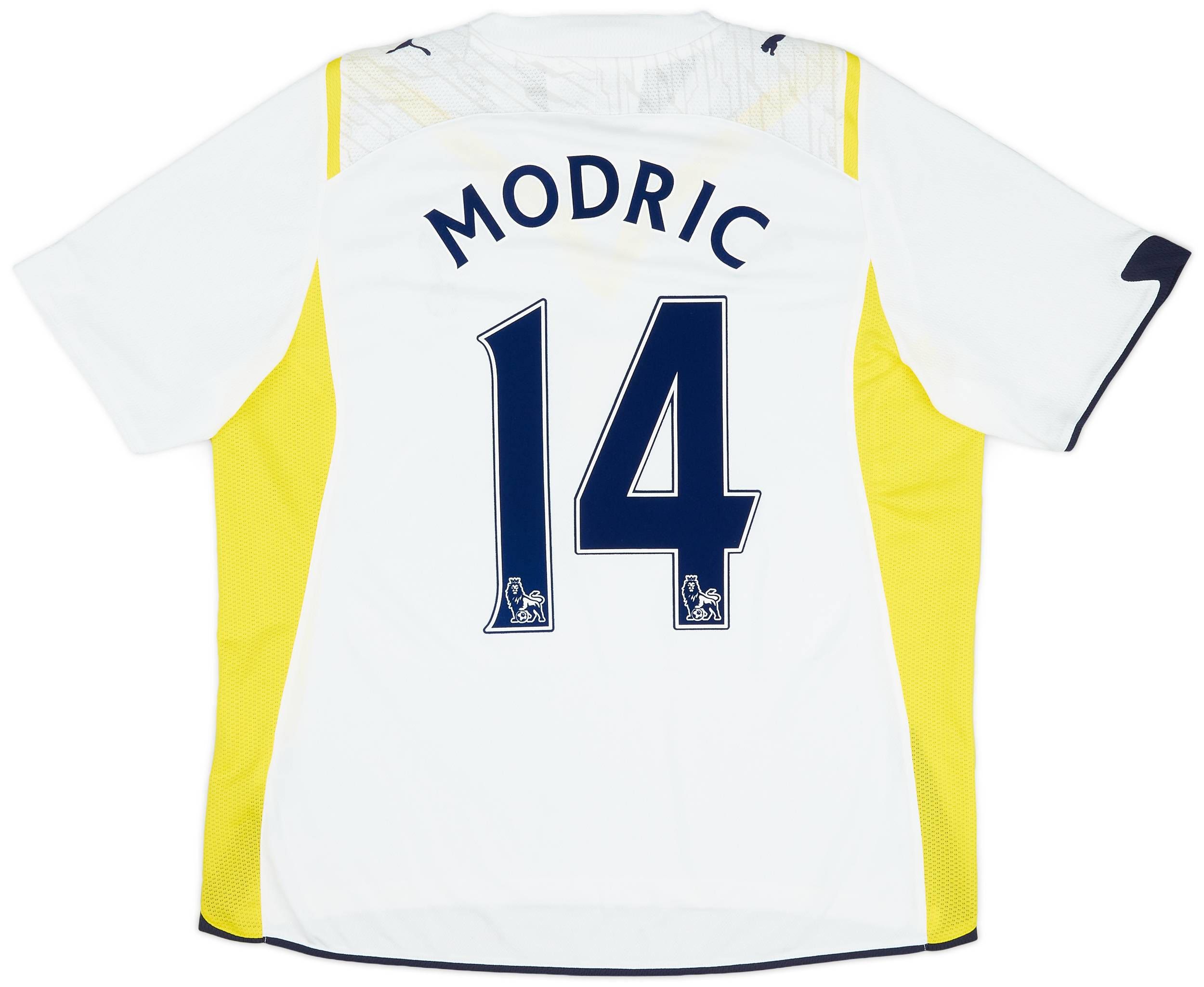 2009-10 Tottenham Home Shirt Modric #14 - 9/10 - (XL)
