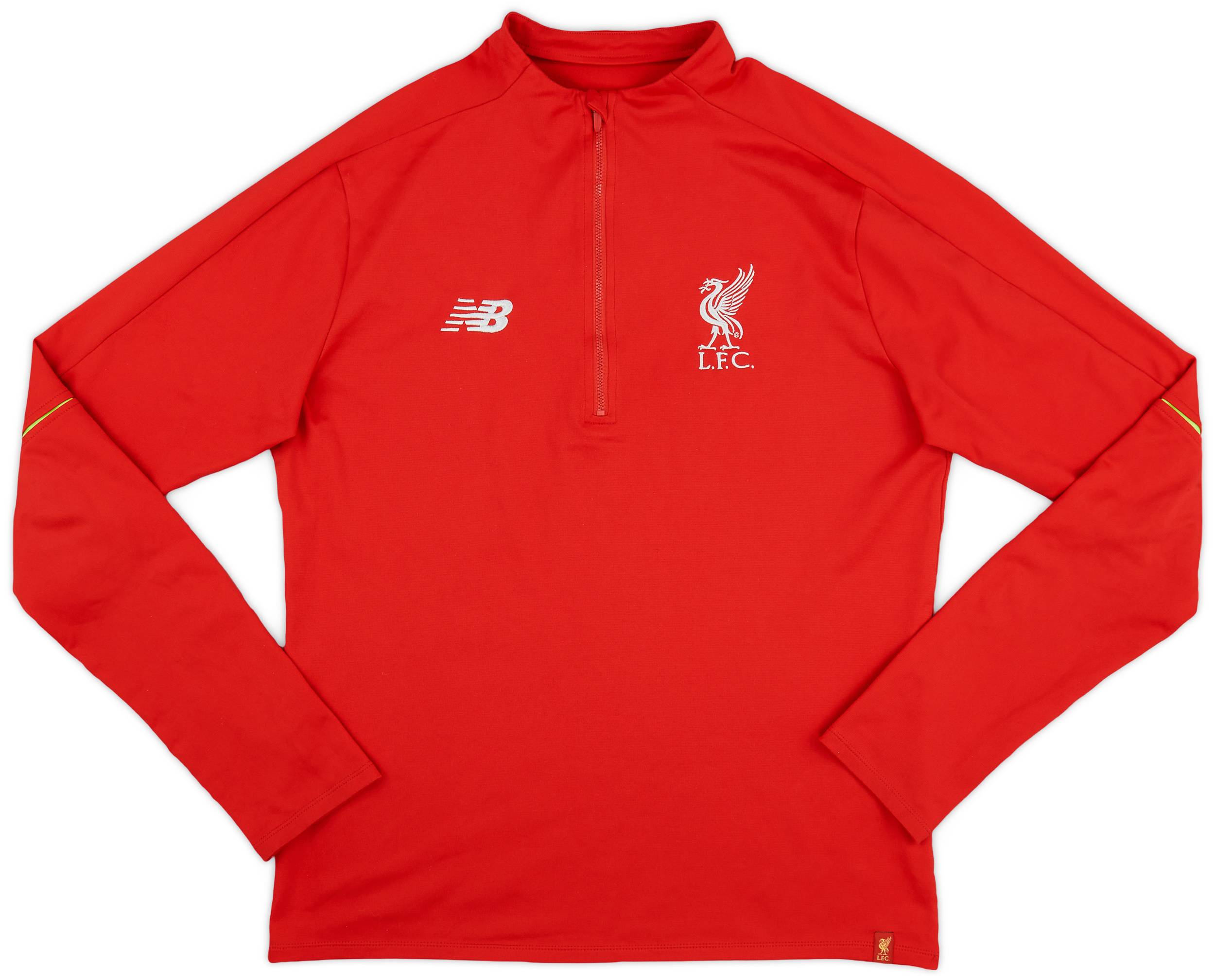2016-17 Liverpool New Balance 1/4 Zip Training Top - 7/10 - (M)