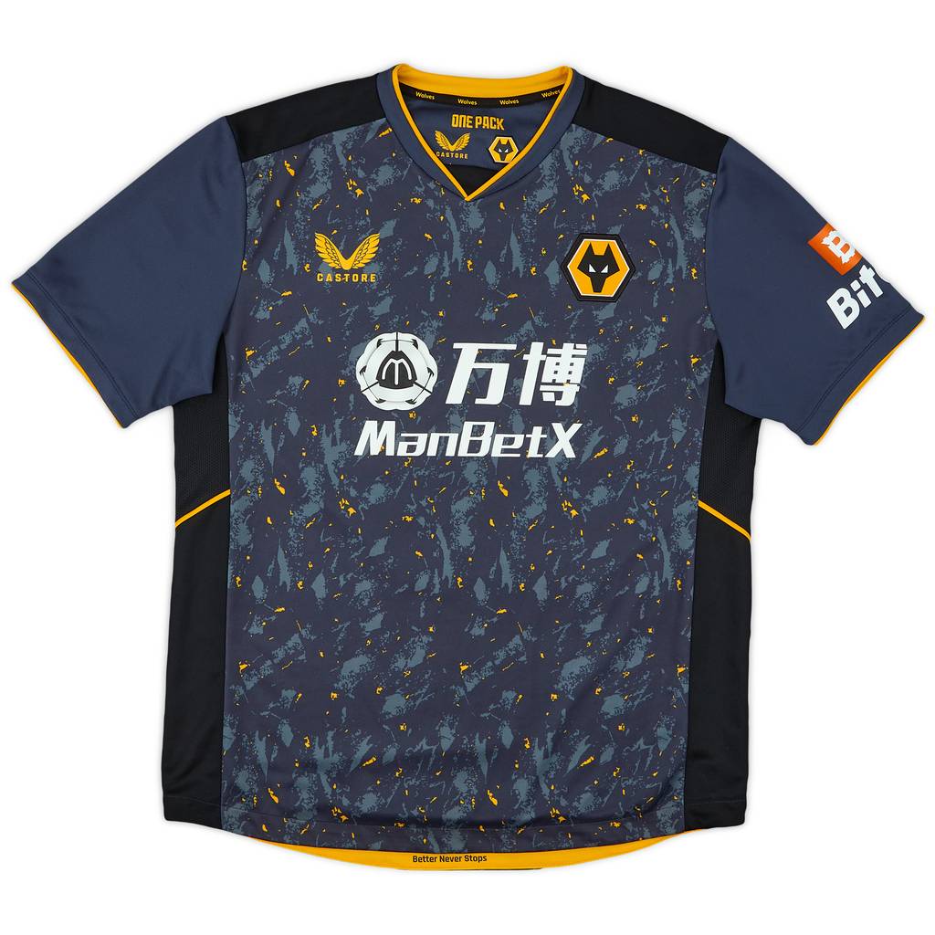 2021-22 Wolves Away Shirt - 9/10 - (L)