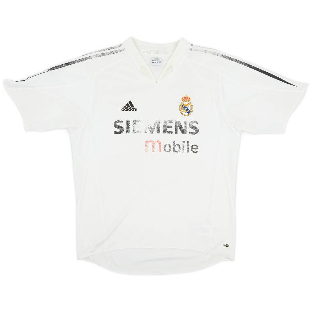 2004-05 Real Madrid Home Shirt - 4/10 - (L)