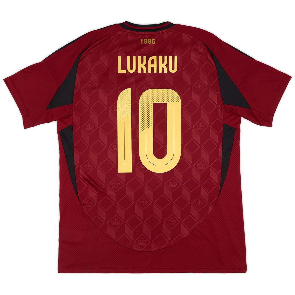 2024-25 Belgium Home Shirt Lukaku #10