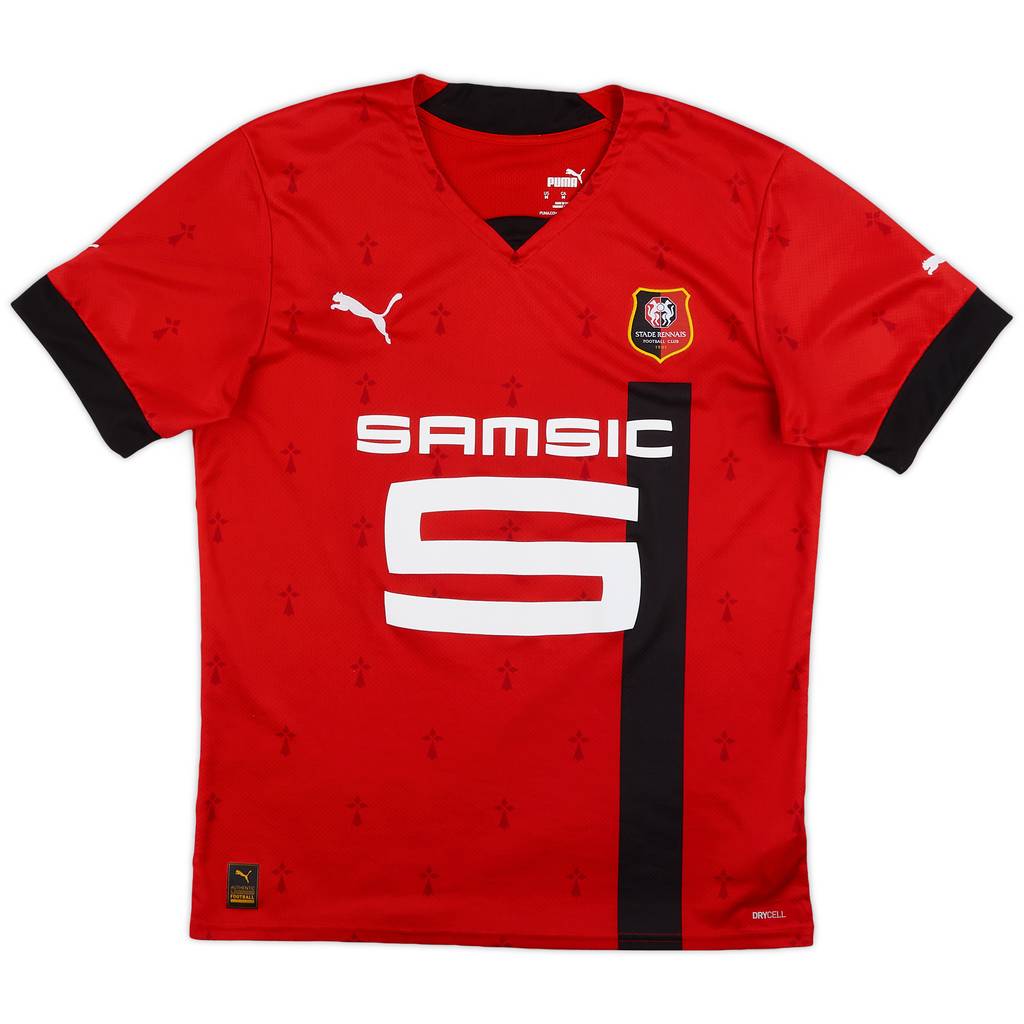 2022-23 Stade Rennais Home Shirt - 9/10 - (M)