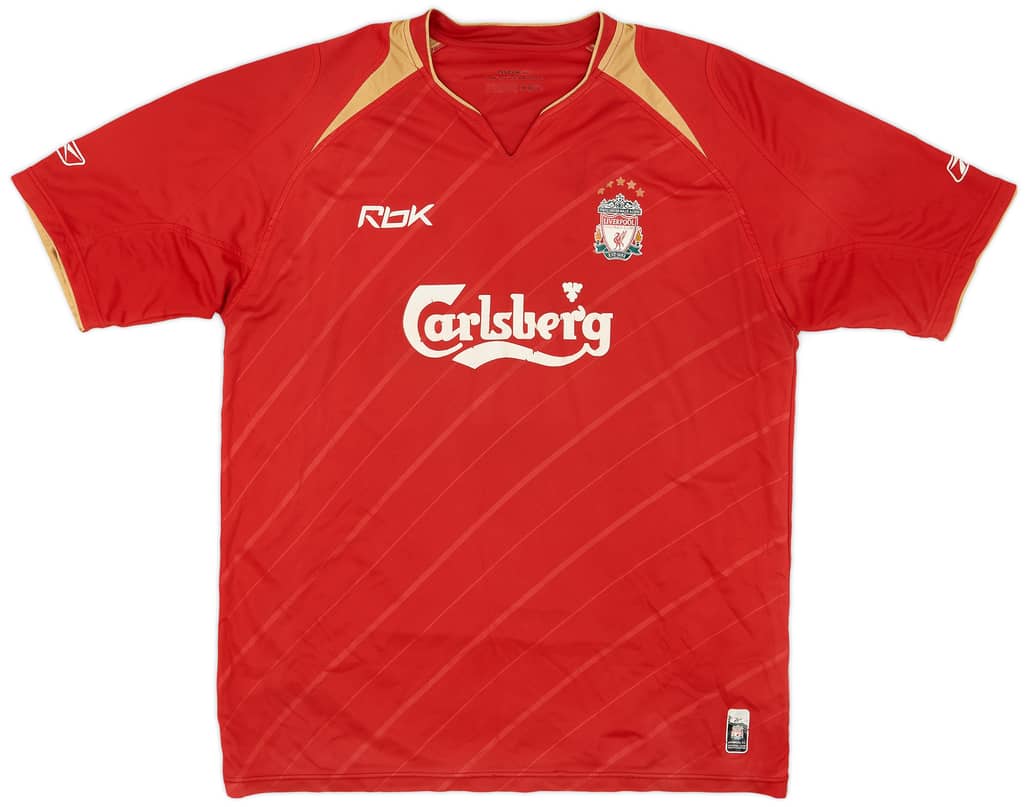 2005-06 Liverpool CL Home Shirt - 5/10 - (XL)