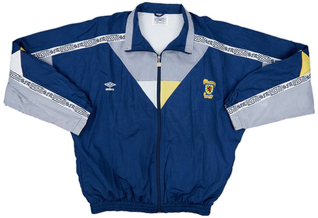 1990-92 Scotland Umbro Track Jacket - 8/10 - (XL)