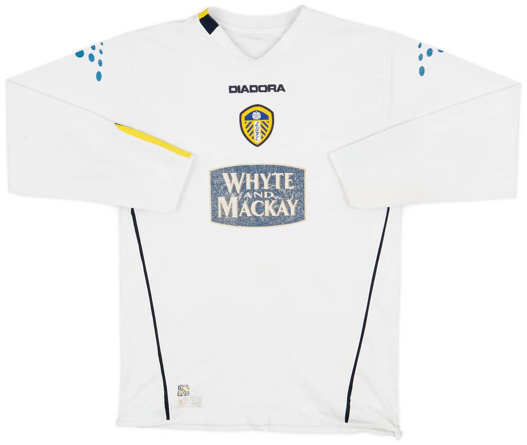 2004-05 Leeds United Home L/S Shirt - 5/10 - (M)