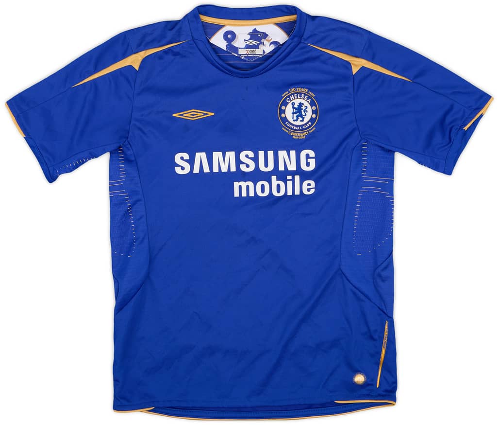 2005-06 Chelsea Centenary Home Shirt - 6/10 - (L.Boys)
