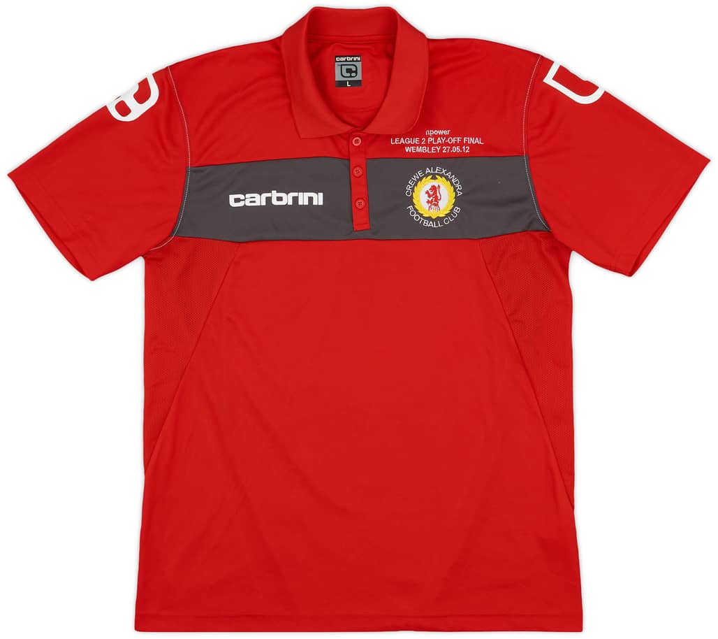 2011-12 Crewe Alexandra 'Play-off Final' Carbrini Polo Shirt - 9/10 - (L)