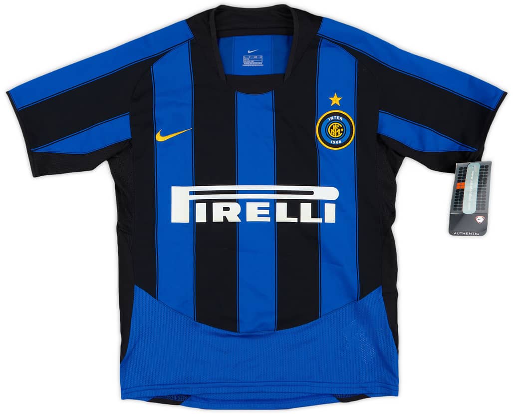 2003-04 Inter Milan Home Shirt (S.Boys)