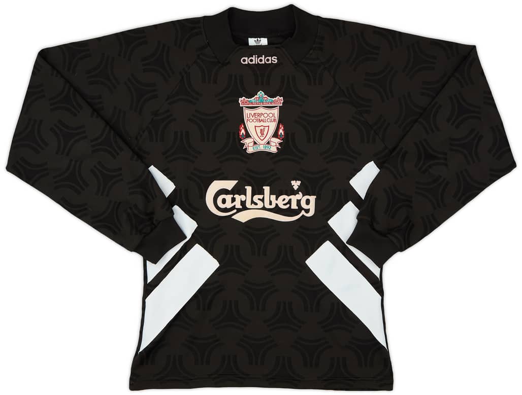 1993-95 Liverpool GK Shirt - 9/10 - (M.Boys)