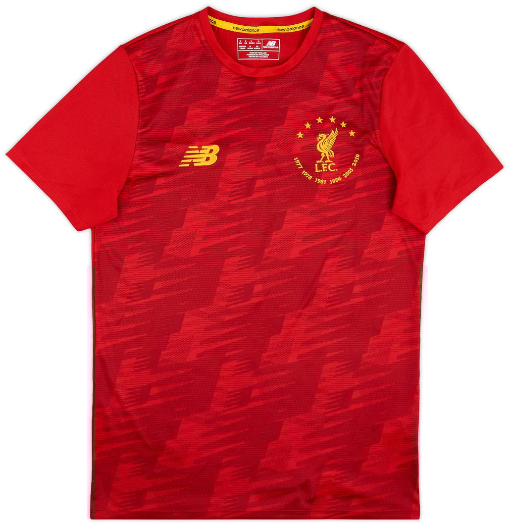 2019-20 Liverpool New Balance Training Shirt - 9/10 - (S)