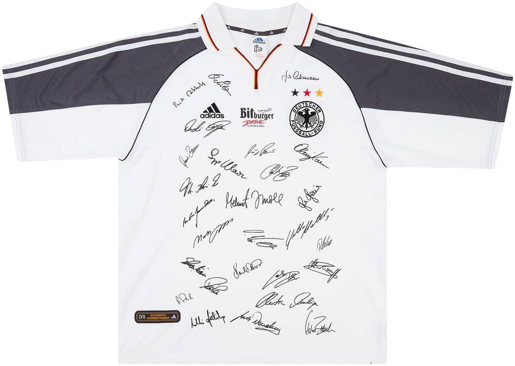 2000-02 Germany 'Squad Signed' Home Shirt