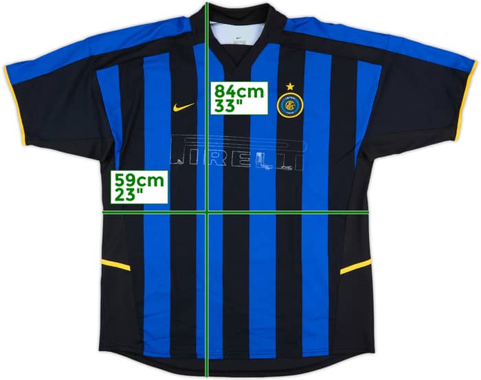 2002-03 Inter Milan Home Shirt - 4/10 - (XL) 2002-03 Inter Milan Home Shirt - 4/10 - (XL)