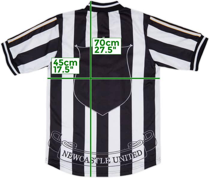 1997-99 Newcastle Home Shirt - 9/10 - (Y) 1997-99 Newcastle Home Shirt - 9/10 - (Y)