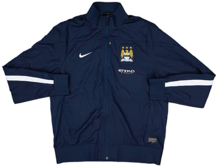 2013-14 Manchester City Nike Track Jacket - 7/10 - (L) 2013-14 Manchester City Nike Track Jacket - 7/10 - (L)