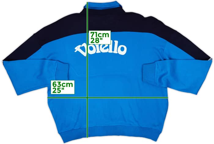 1991-93 Napoli Umbro Sweat Top - 8/10 - (XL) 1991-93 Napoli Umbro Sweat Top - 8/10 - (XL)
