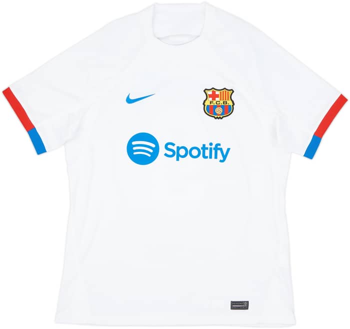 2023-24 Barcelona Away Shirt Lewandowski #9 - 9/10 - (L)