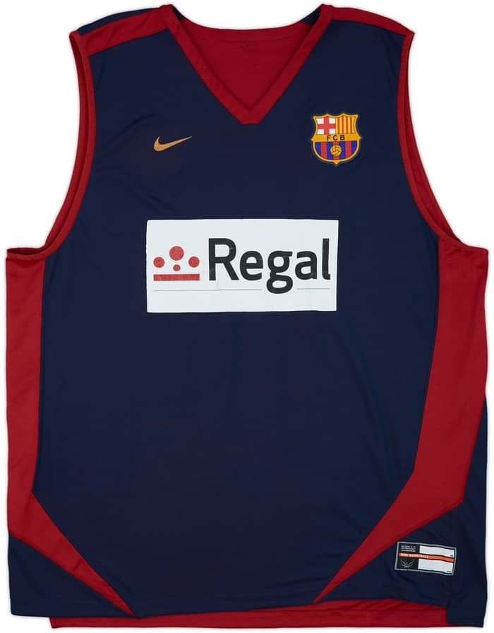 2007-08 Barcelona Basketball Jersey - 5/10 - (4XL)