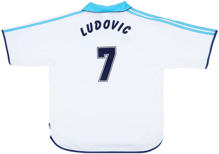 1998-99 Olympique Marseille Home Shirt Ludovic #7 - 8/10 - (XL)