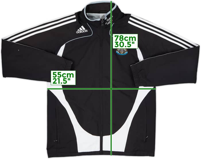 2008-09 Newcastle adidas Track Jacket - 8/10 - (M)
