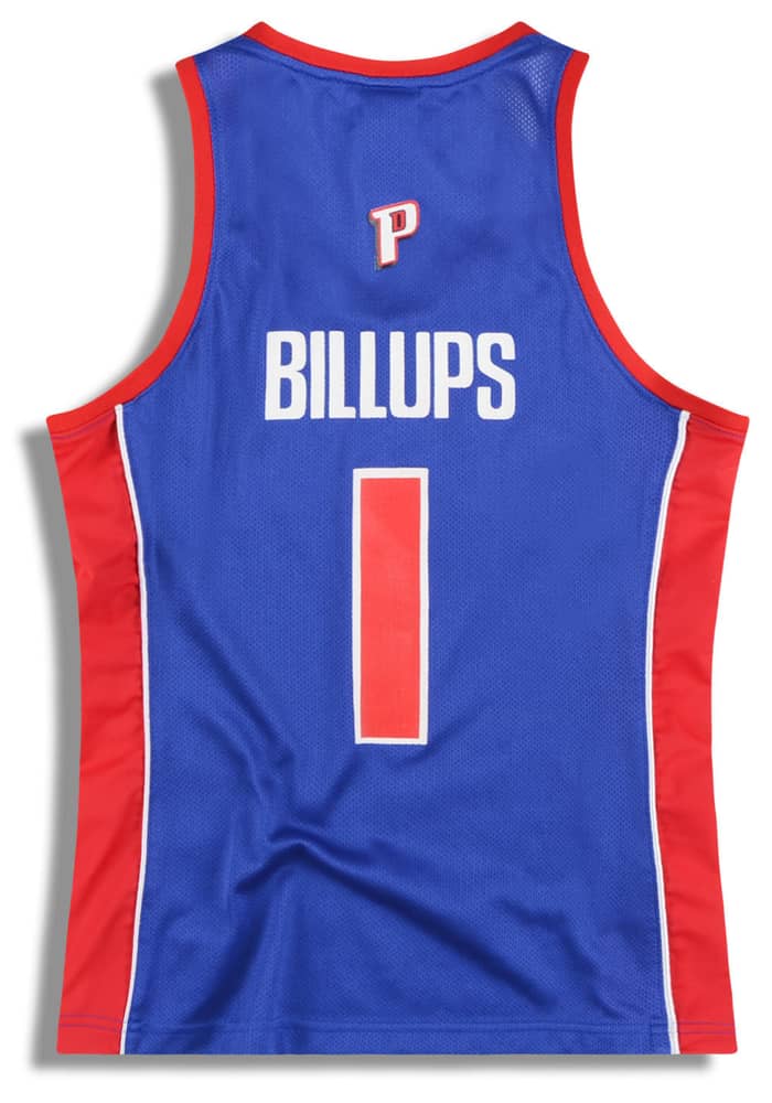 2006-08 Detroit Pistons Billups #1 adidas Jersey (Away) Womens (S)