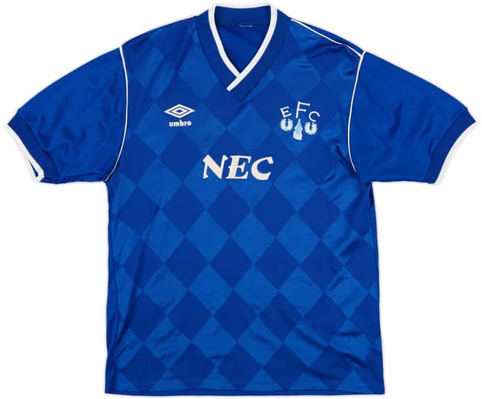 1986-89 Everton Home Shirt - 8/10 - (S)