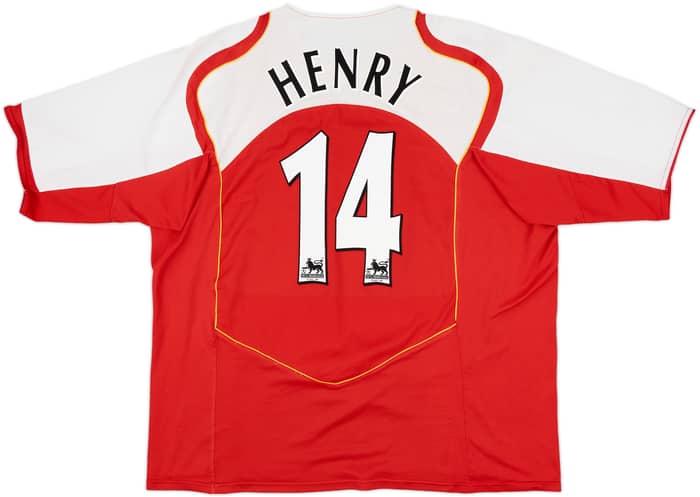 2004-05 Arsenal Home Shirt Henry #14 - 8/10 - (XXL)
