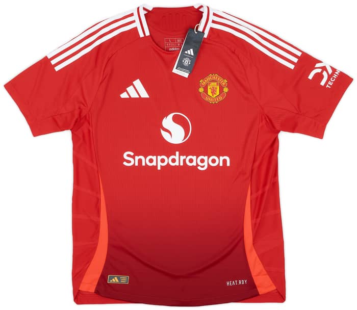 2024-25 Manchester United Authentic Home Shirt Toone #7 (Unisex Fit)