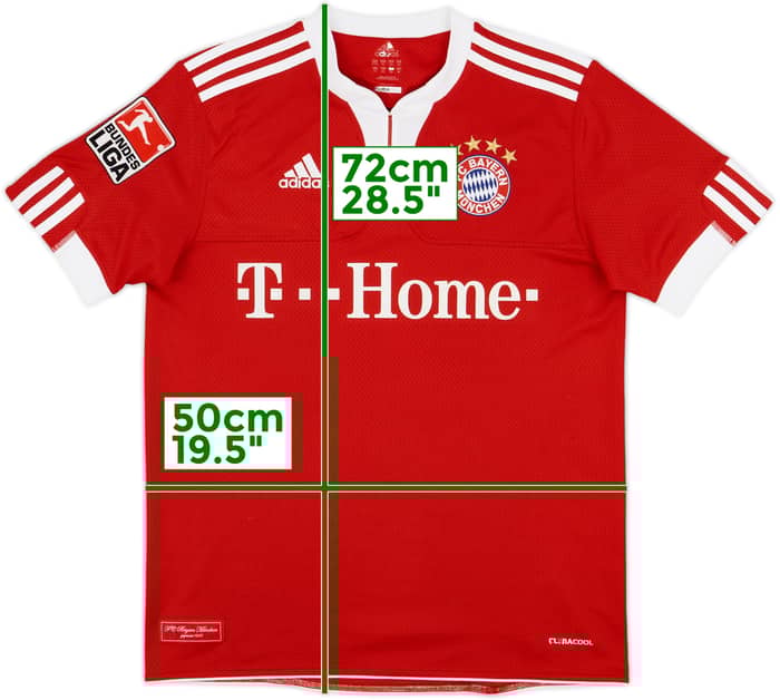 2009-10 Bayern Munich Signed Home Shirt Lahm #21 - 6/10 - (XL.Boys)