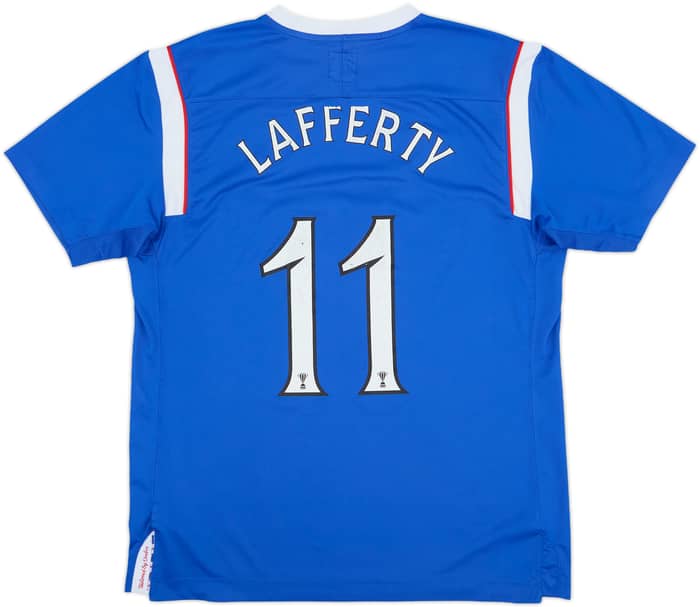2011-12 Rangers Home Shirt Lafferty #11 - 5/10 - (L)