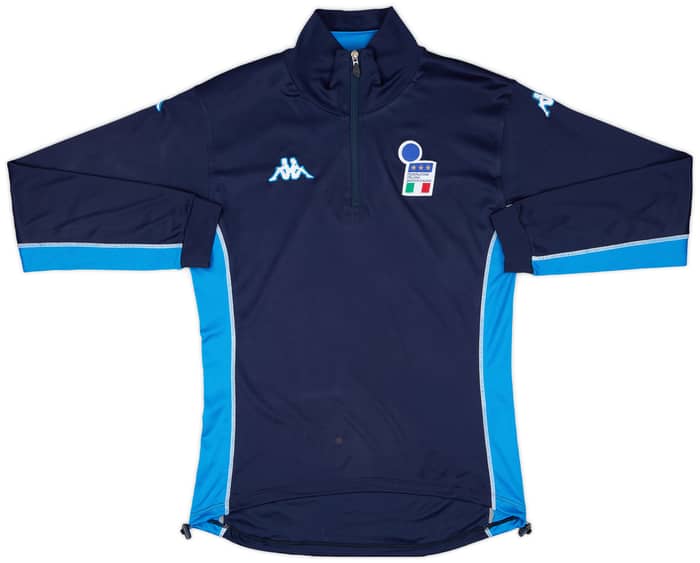 2002 Italy Kappa 1/4 Zip Training Top - 5/10 - (XL)