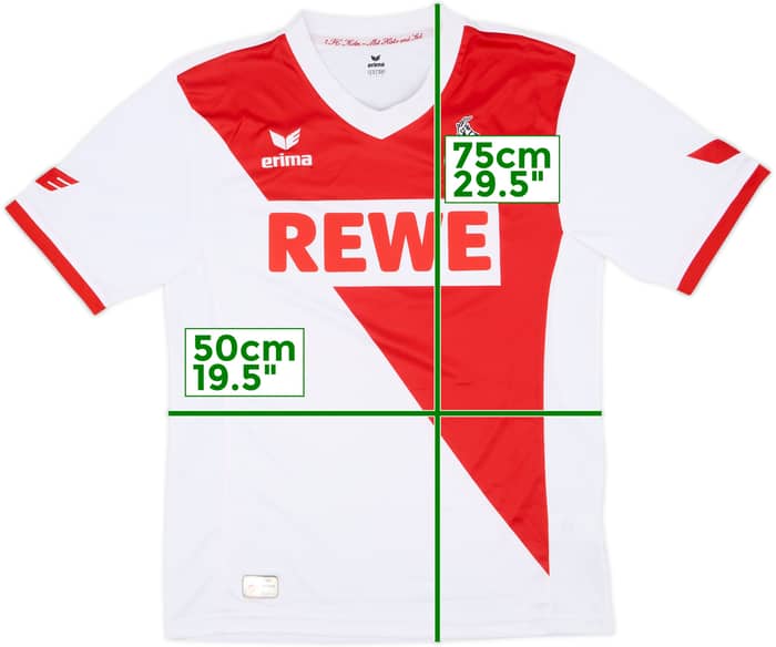 2014-15 FC Koln Home Shirt - 9/10 - (L)
