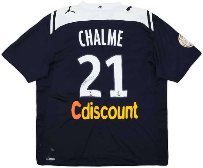 2009-10 Bordeaux Signed Home Shirt Chalme #21 - 4/10 - (XL)