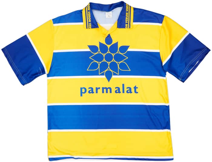 1998-99 Parma Parmalat Fan Shirt Veron #11 - 6/10 - (XL)